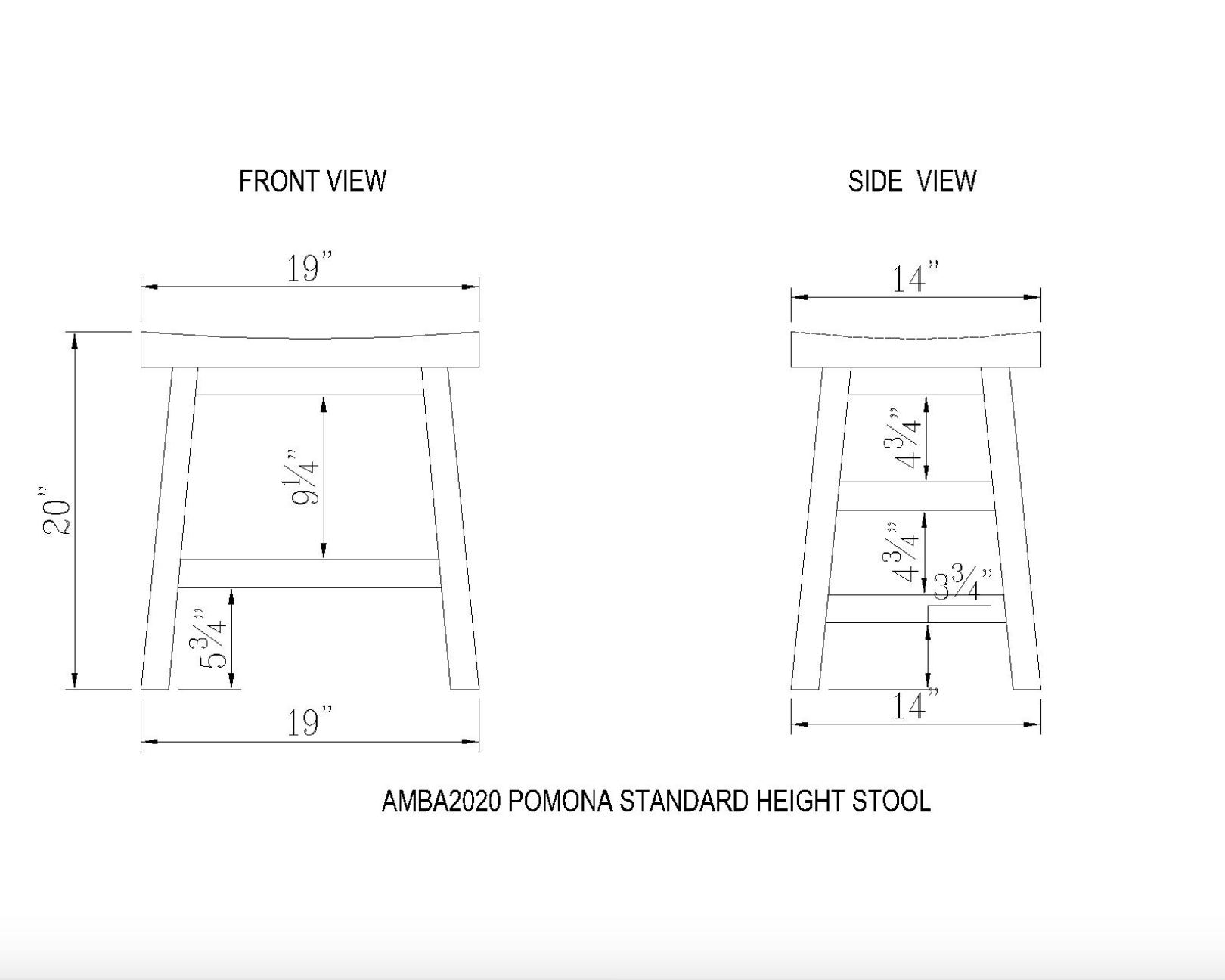 Regular Height Stool